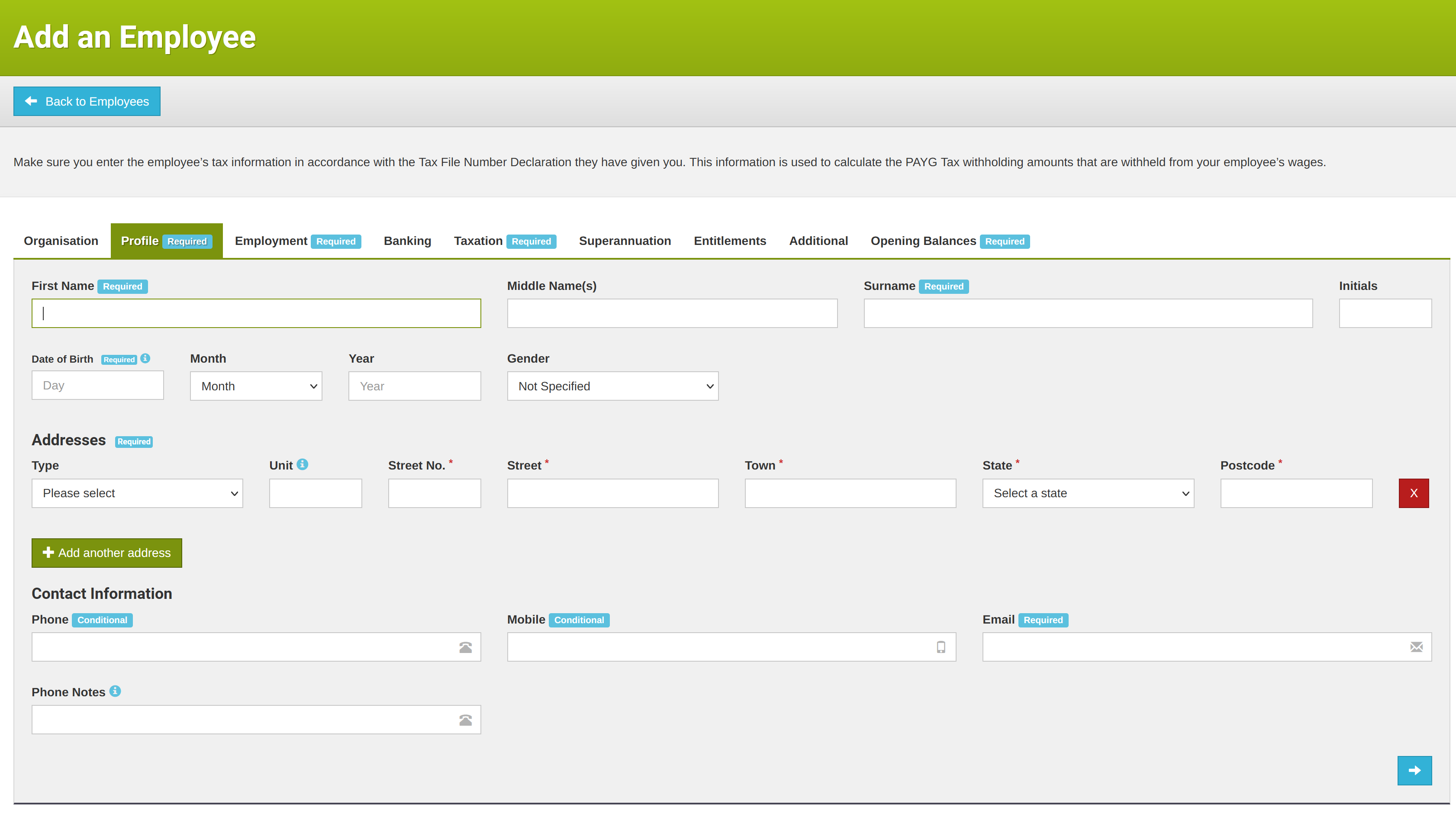Single Touch Payroll: Employee Checklist | Payroll