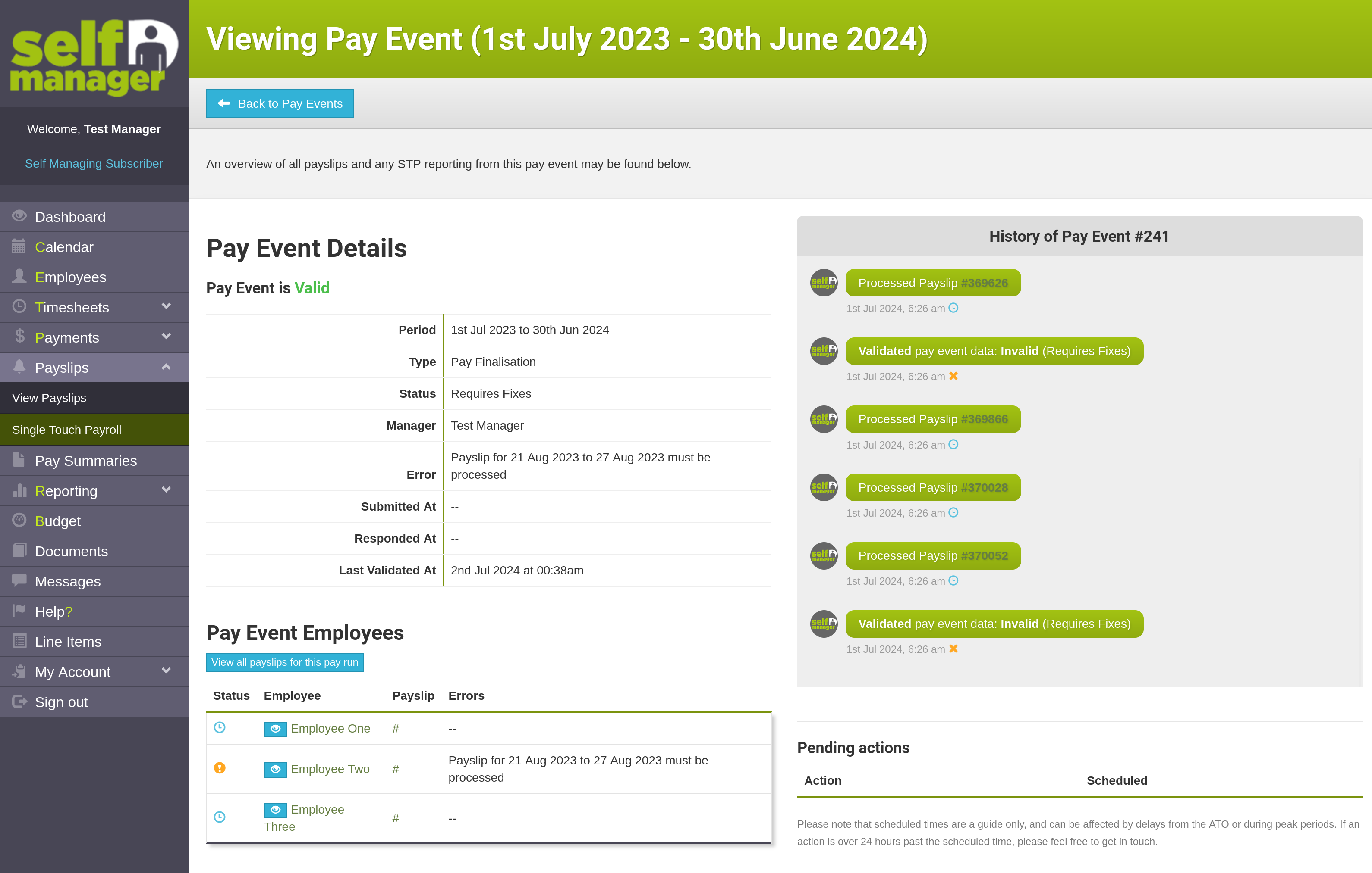 Single Touch Payroll: Finalising Payroll | Payroll